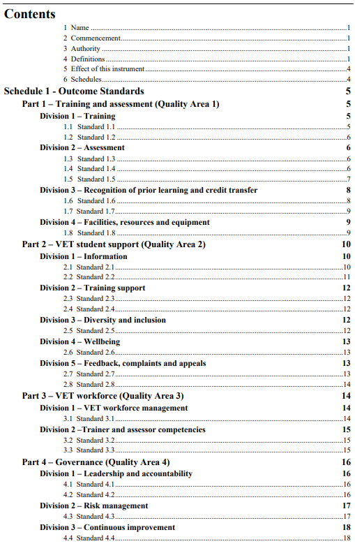 2025 Standards for RTOs: A new quality training framework – On Target ...