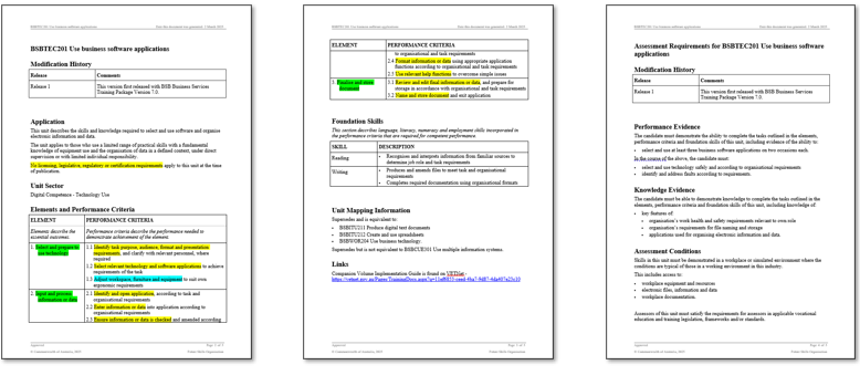 How to analyse or unpack a unit of competency – On Target Work Skills